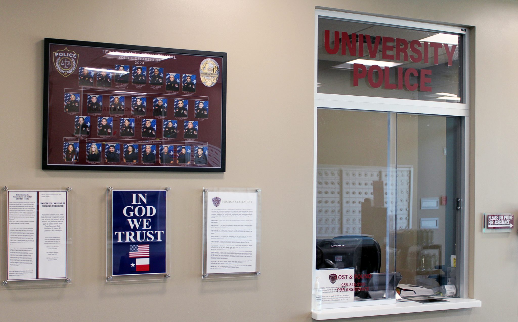 CAMPUS: TAMIU Police Department receives certificate recognizing ...